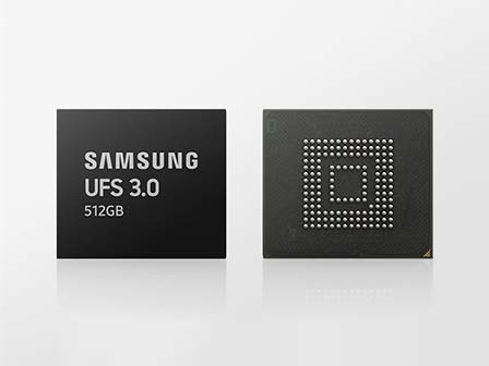 随着业界首款 512 GB UFS 3.0 开始量产，三星电子将目前三星智能手机的存储速度提升了一倍 | 三星半导体官网